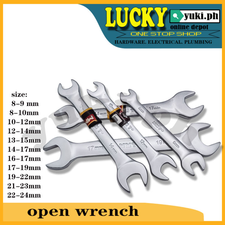 MMT OPEN WRENCH MATTE FINISH ( SOLD PER PIECE ) | Lazada PH
