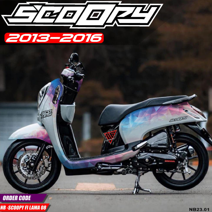 (COD) Decal Stiker Scoopy Fi 2013-2016 Fullbody Scoopy Fi 2013-2016 ...