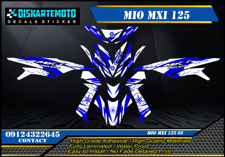 Mio Mxi 125 Decals Sticker | Lazada PH