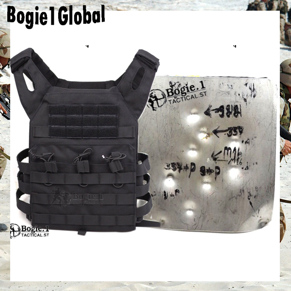 Bogie.1 เสื้อเกราะ เกราะจิ๋ว พร้อมแผ่นกันกระสุน ผ้าคอร์ดูร่า 1000D รุ่น เกราะจิ๋ว (สีดำ ...