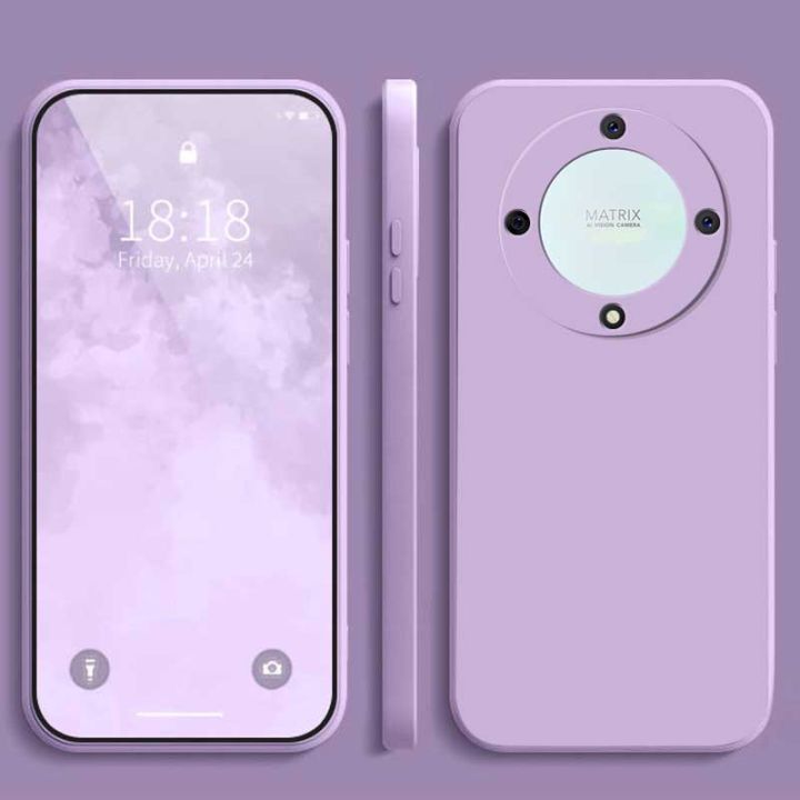 Honor X9c X9b X9a X9 5G X8C X5b plus X5b X7b Liquid Silicon Case Phone ...