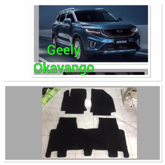 Geely Okavango nomad rubber car mat 1st 2nd rows Okavango Custom Fit ...
