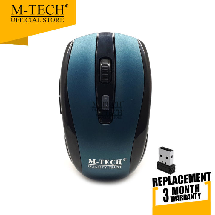 M-TECH ORIGINAL Mouse wireless 2.4Ghz up to 10 meter - 800-1600dpi ...