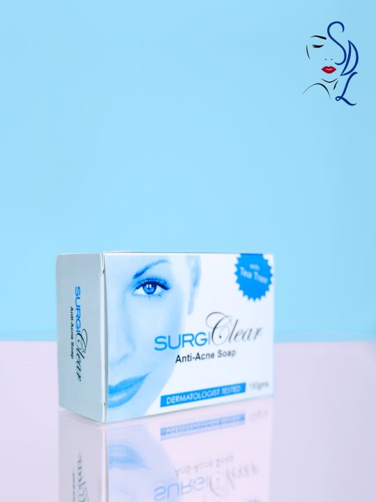 SurgiClear Anti-Acne Soap with Tea Tree by Surgiderm Surgilight | Lazada PH