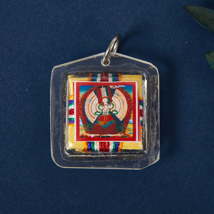 HealthyHue Tibetan Tangka Green Tara Buddhism Keychains Small Pendants ...
