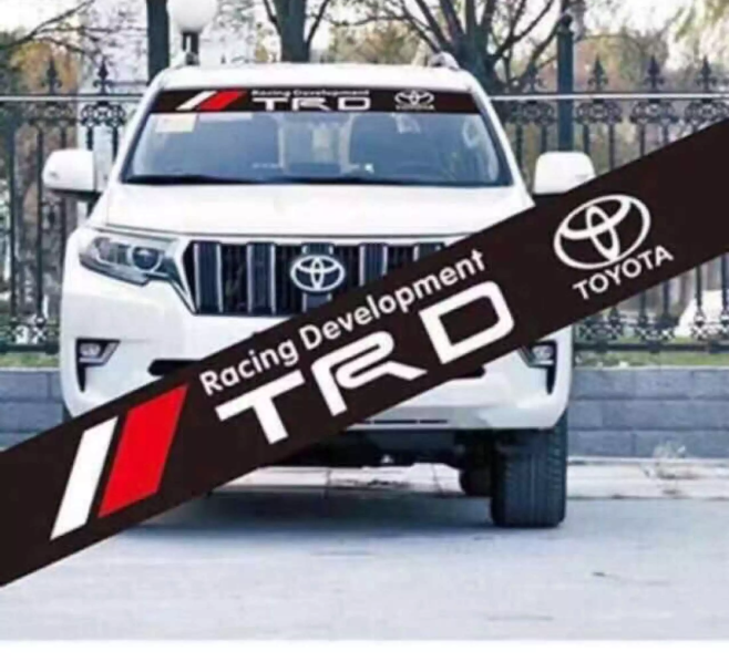 MY Car TRD TOYOTA windshield sticker A-3 | Lazada PH