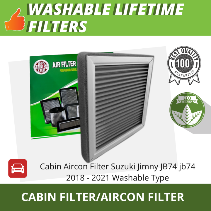 Filtera Washable Cabin Aircon Filter Suzuki Jimny JB74 jb74 2018 - 2021 ...