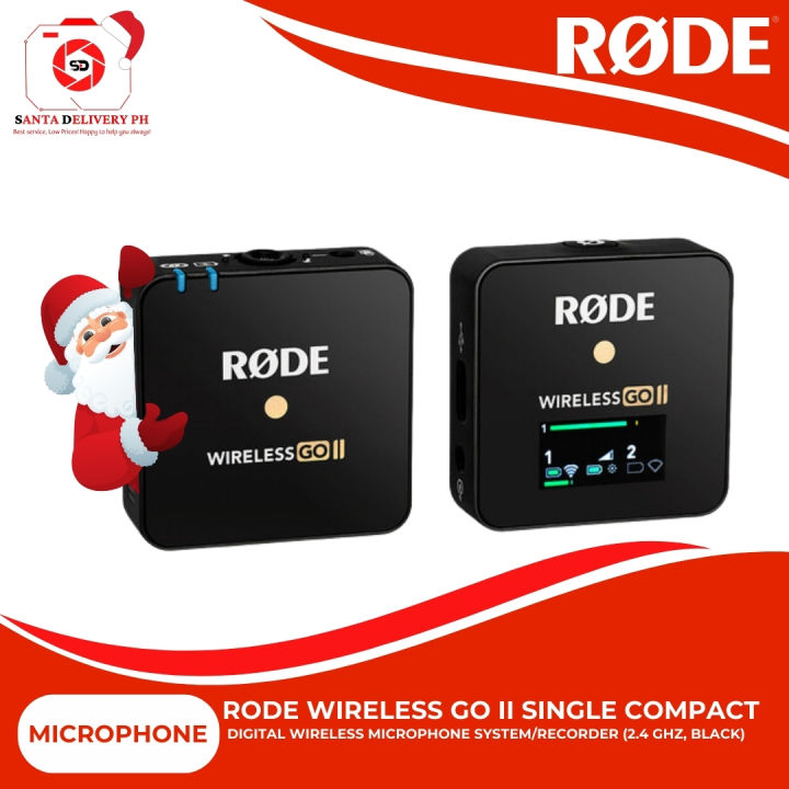 Rode Wireless GO II Compact Digital Wireless Microphone System/Recorder ...