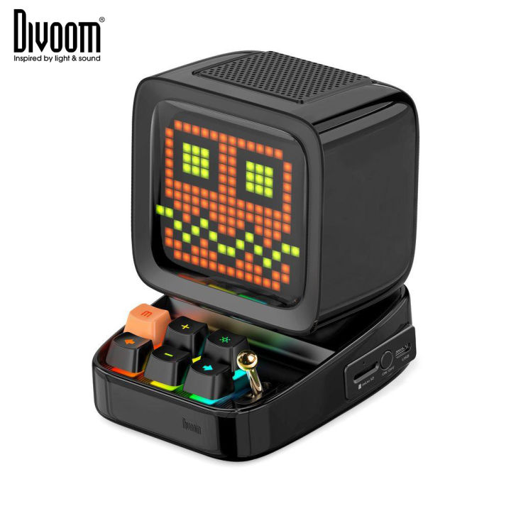 Loa bluetooth Divoom Ditoo Plus 10W - Hình dáng máy tính cổ, màn hình ...