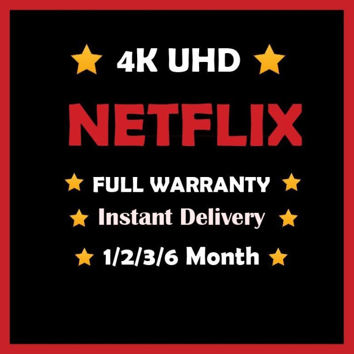 Netflix AccountNetflix Premium Genuine Gift Card (Account) 4K UHD ...