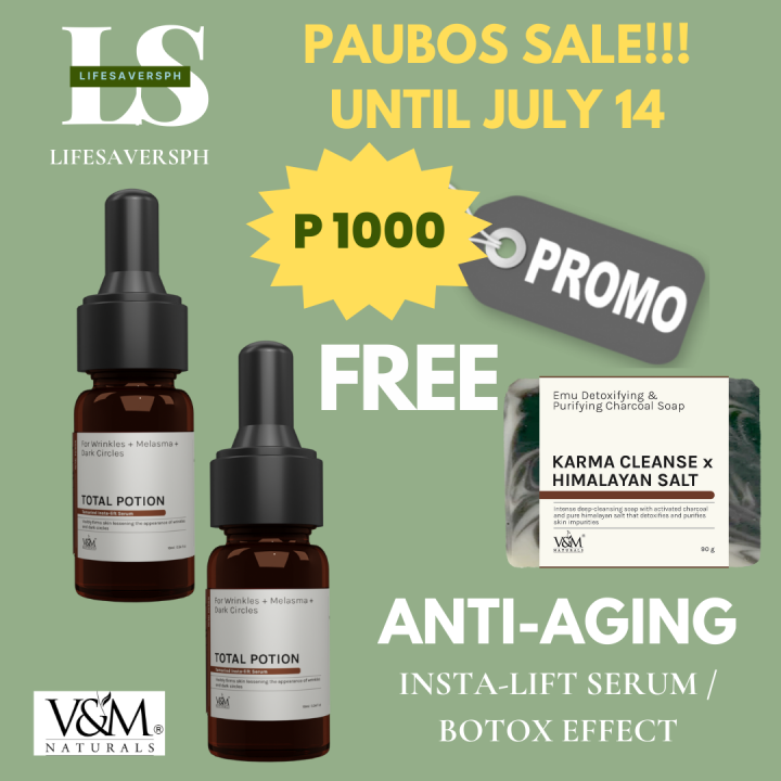 lifesaversph Total Potion Tamarind Instalift Serum 10ml VNM naturals ...