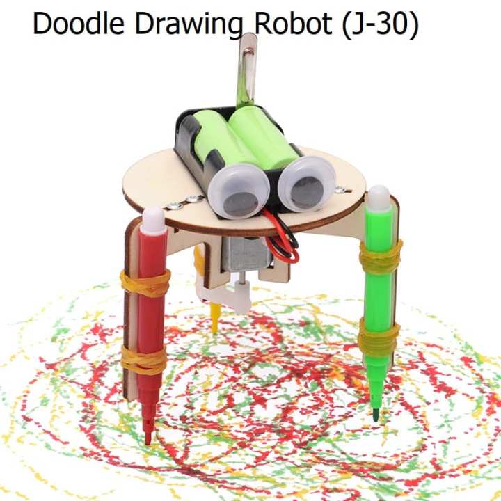 Doodle Drawing Robot J-30 Standard STEM Toy Kit | Lazada PH