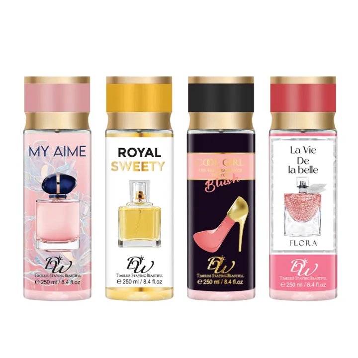 DW Luxury Lasting Elegance Body Mist Perfume Spray for Women 250m ...