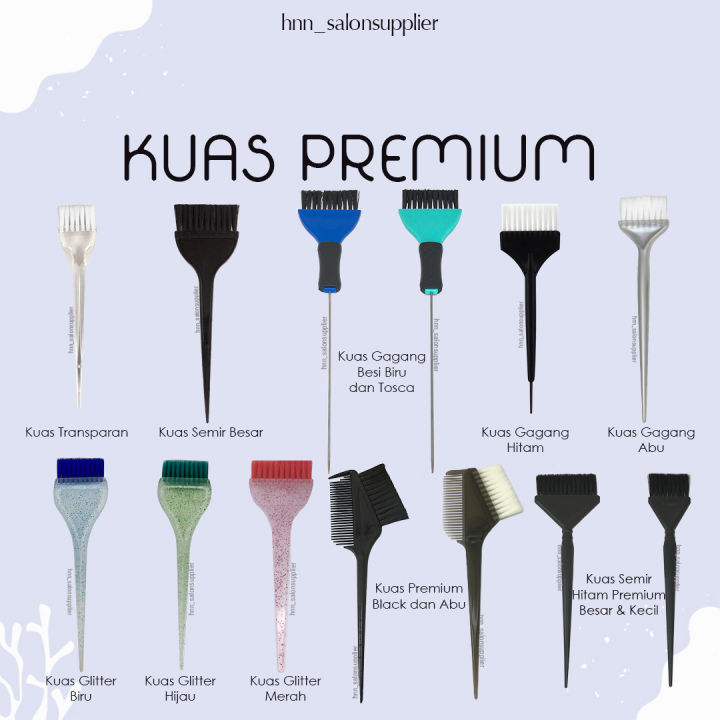 Kuas Cat Sisir Semir Rambut Salon Premium White | Lazada Indonesia