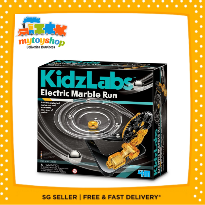4M Kidzlabs Electric Marble Run | Lazada Singapore