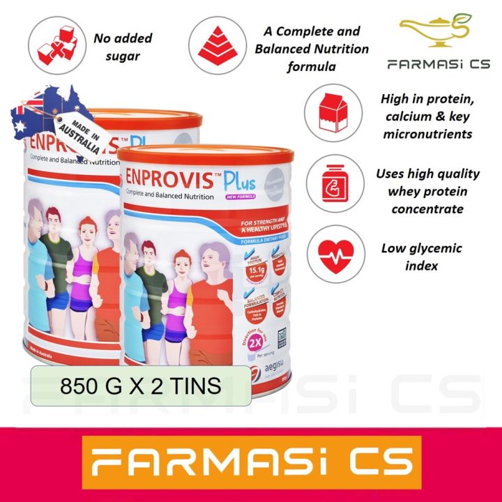 Enprovis Plus Complete And Balance Nutrition 850g x 2 TINS TWIN ...
