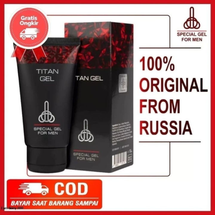 Titan Gel Original Rusia Obat Pembesar Mr P Oles Permanen | Lazada ...