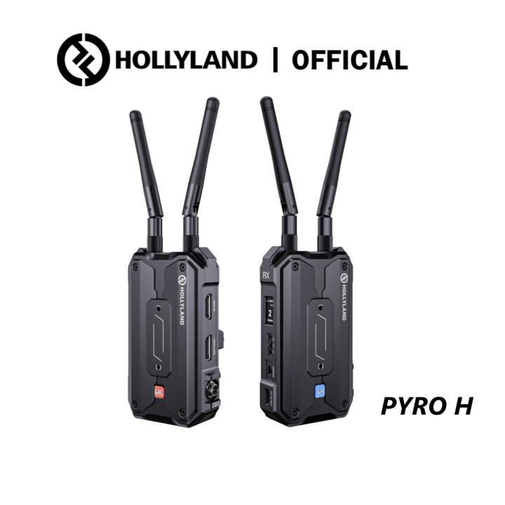 Hollyland PYRO H ระบบเครื่องส่งผ่านวิดิโอไร้สายสำหรับกล้อง0.06S ความหน่วงต่ำ400M ช่วง1TX ...