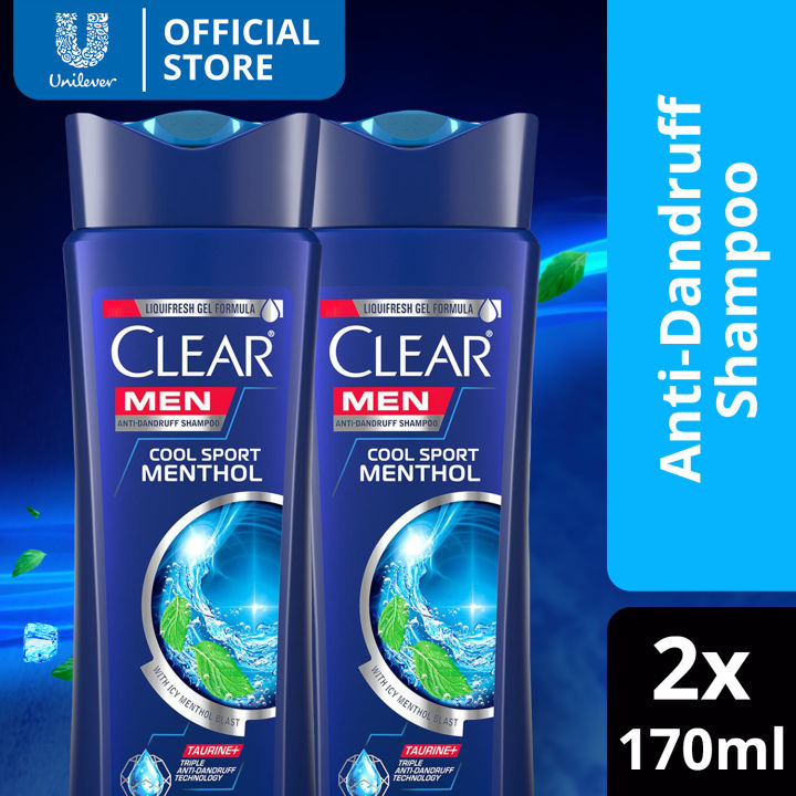 [BUNDLE OF 2] Clear Cool Sport Menthol 170ml | Lazada PH