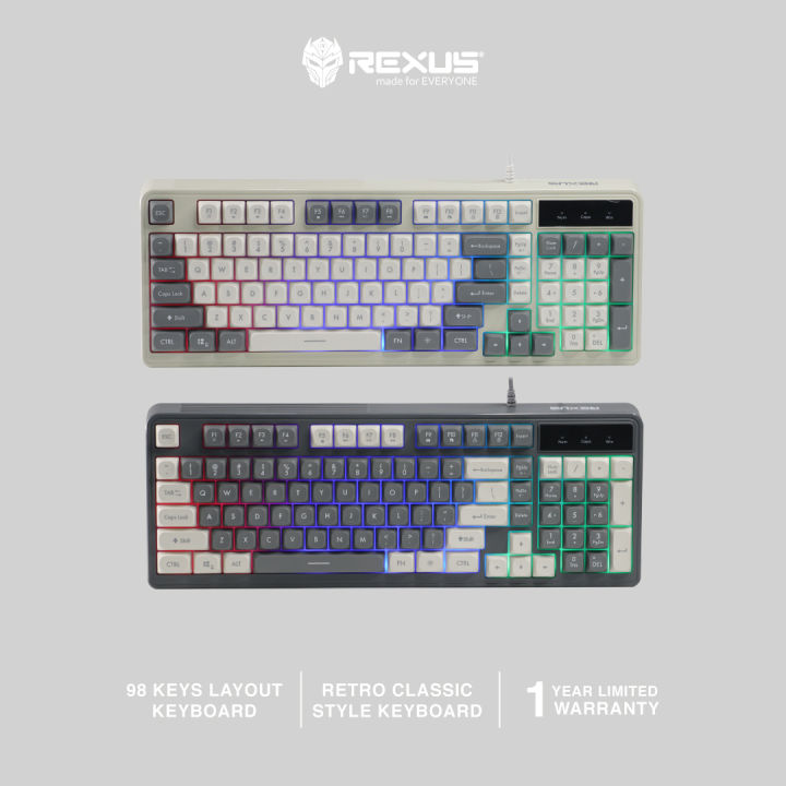Rexus Keyboard Gaming Battlefire K98M | Lazada Indonesia