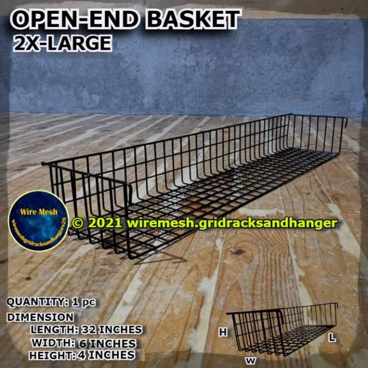 32 INCHES OPEN END WIRE MESH BASKET ORGANIZER (2XL) - BIG WIRE!!! - 1 ...