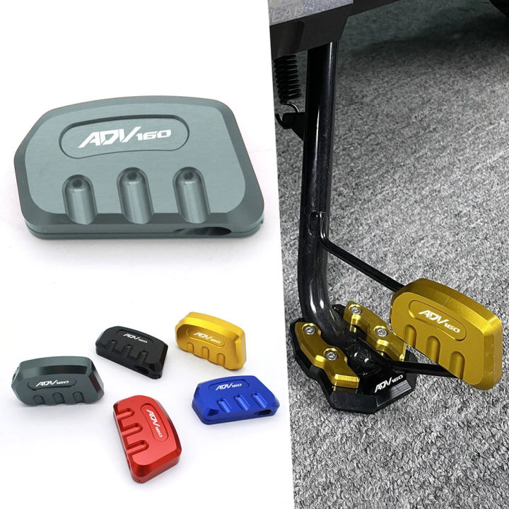 Motorcycle CNC Side Foot Kick Stand Kickstand Support Plate For Honda ...