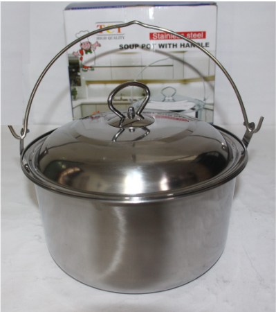 Stainless Steel Soup Pot with Swing Handle | Lazada PH