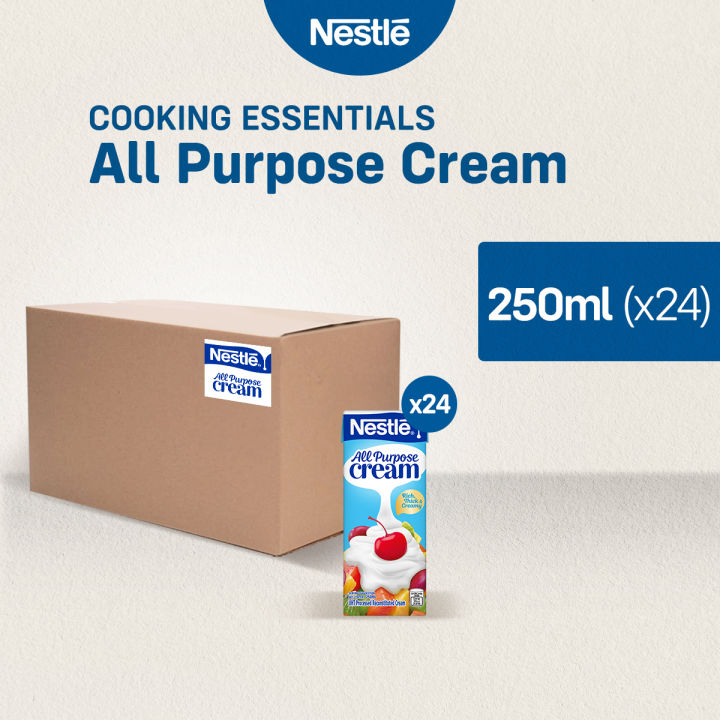 [CASE] NESTLE All-Purpose Cream 250ml - Pack of 24 | Lazada PH