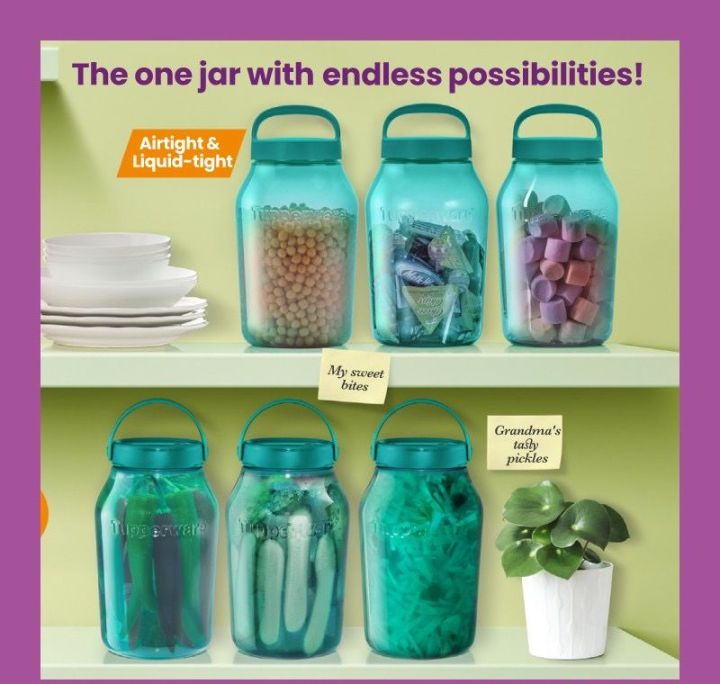 Tupperware Universal Jar 3L | Lazada