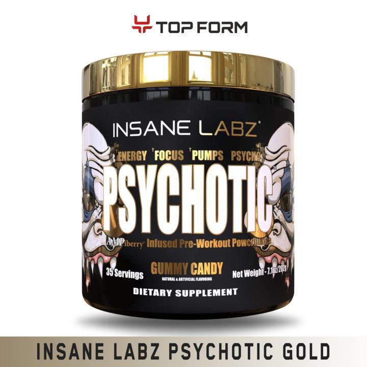 Insane Labz Psychotic Gold - Pre Workout Powder (35 Servings) | Lazada PH