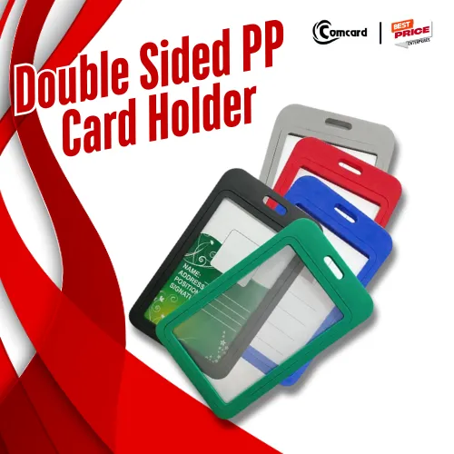 5 pcs Vertical Double-Sided ID Holder / ID Jacket / ID Protector / ID ...