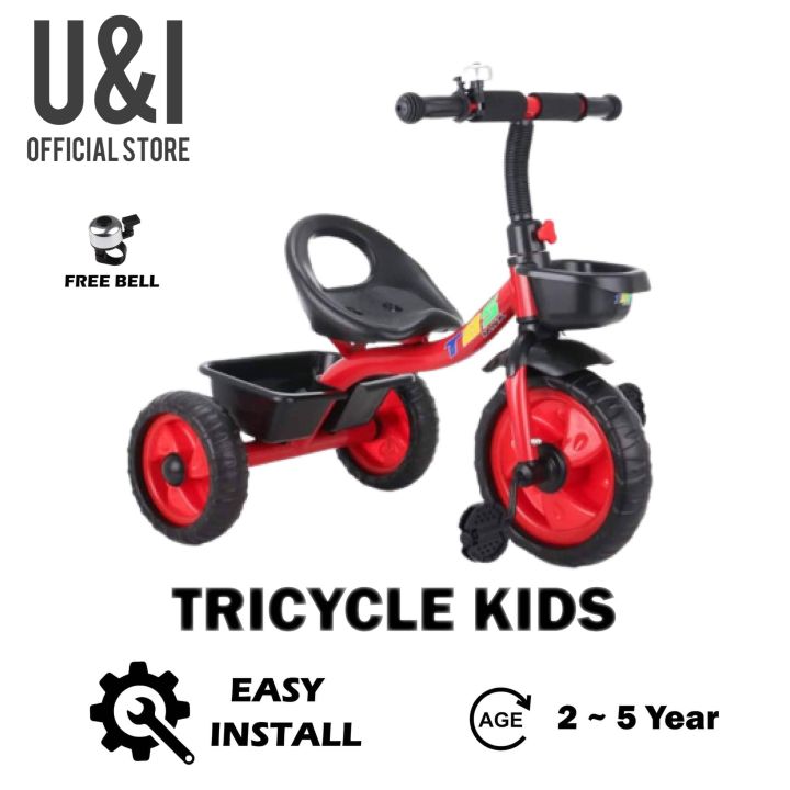 Basikal Budak 3 Roda Children Tricycle 1 - 3 Years Old Basikal Budak ...