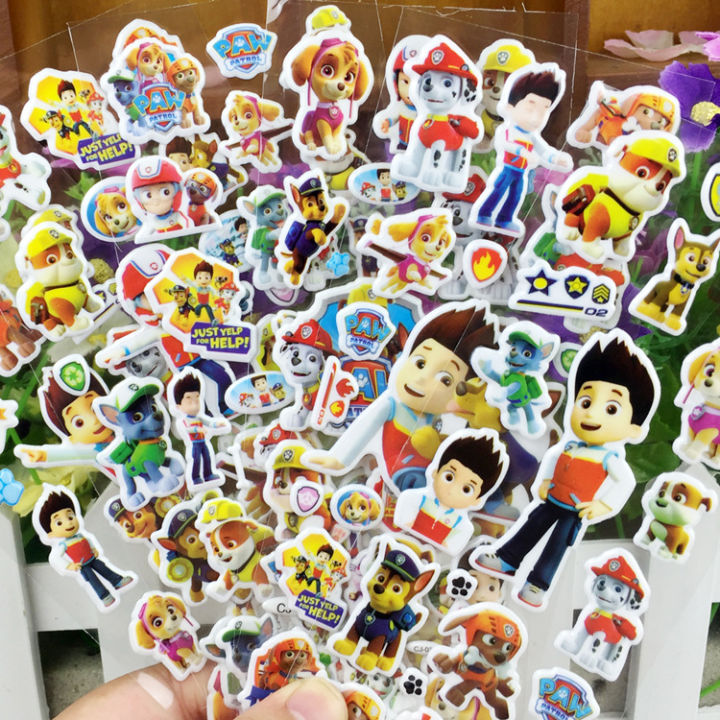 Ready Stock Paw Patrol PVC Sticker Paw Patrol Cute Sticker for Kid ...