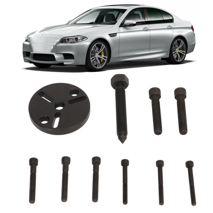 Stainless Steel Puller Set AC Compressor Tools Rustark AC Clutch Tool ...