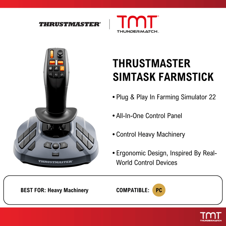 Thrustmaster Simtask Farmstick Gaming Controller | Compatible For PC ...