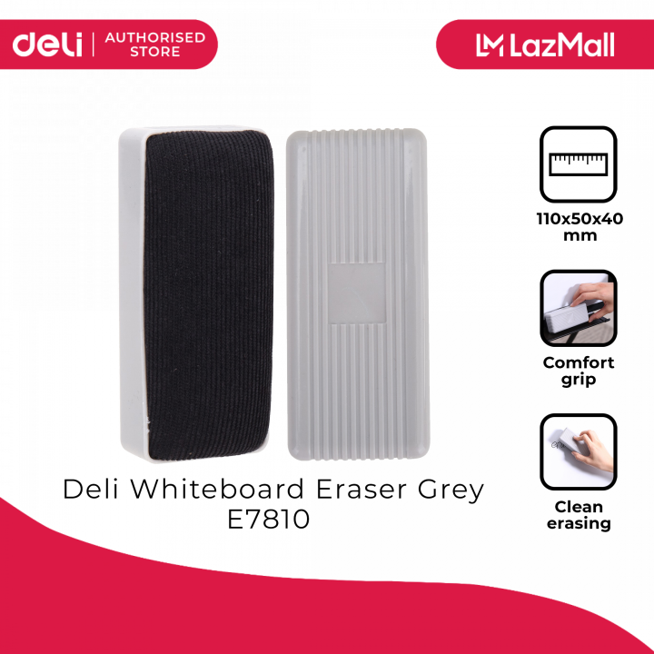 Deli Whiteboard Eraser Grey E7810 [75257810] | Lazada PH
