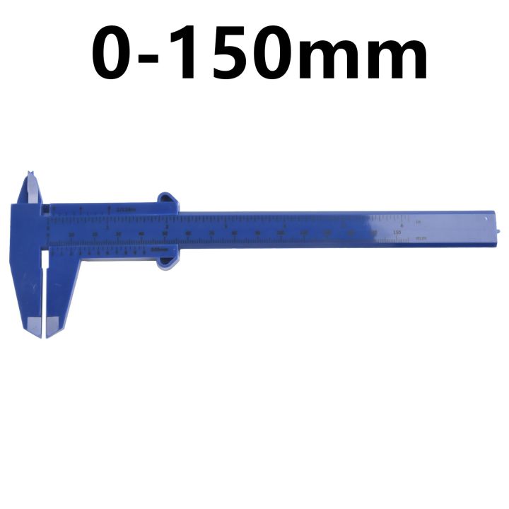 Unnicoco 0 150mm Vernier Calipers with Plastic Double Ruler Scale Depth ...