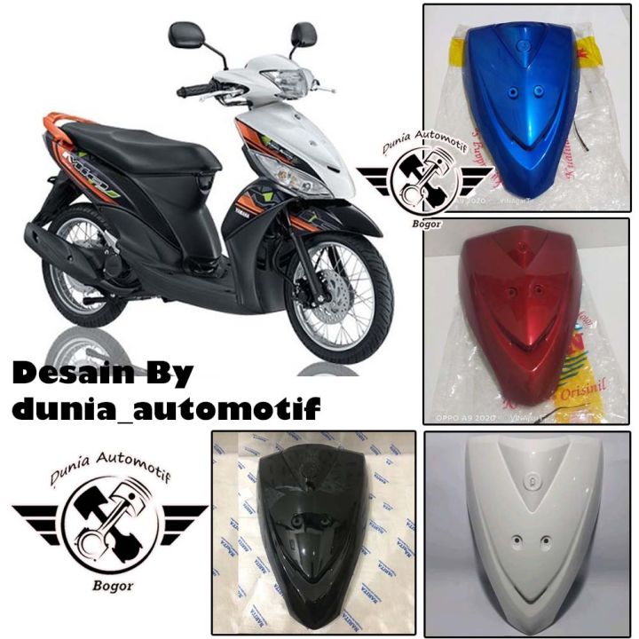 Panel Atau Tameng Depan Yamaha Mio J Warna Hitam Putih Merah Biru ...