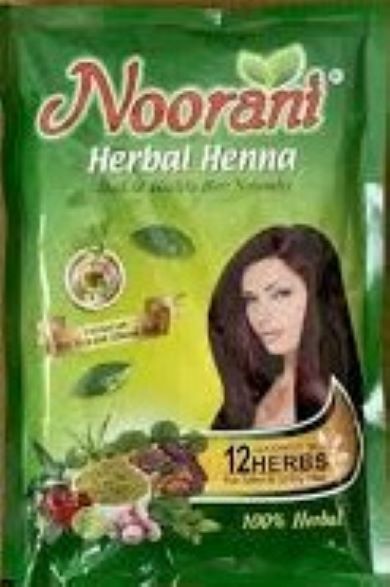 Noorani Herbal Henna Powder - 12 Herbs From India (120g) With Free 2 ...
