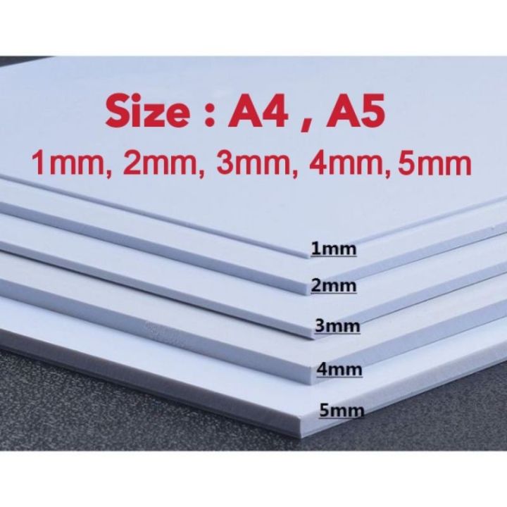 Model Material PVC Board A4 & A5 | Lazada