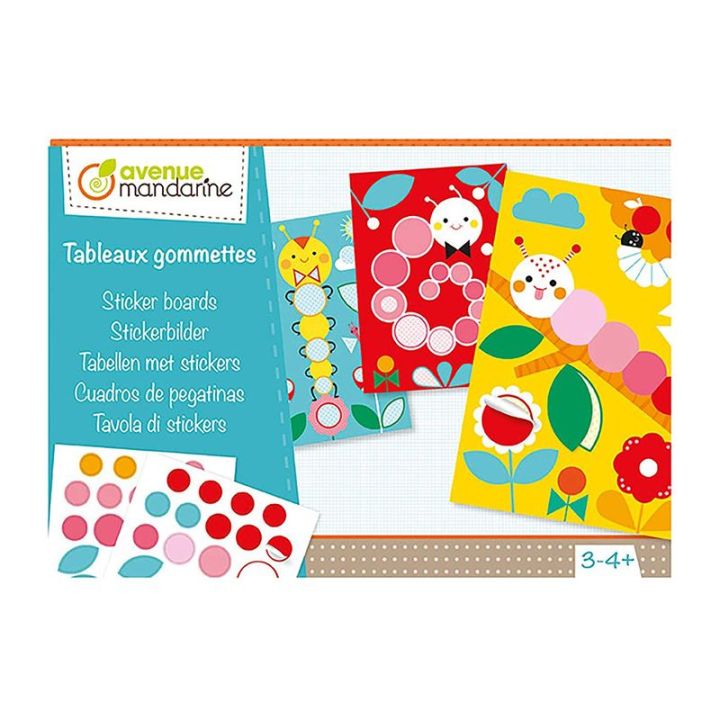 AVM Creative Box Sticker Boards Caterpillars | Lazada