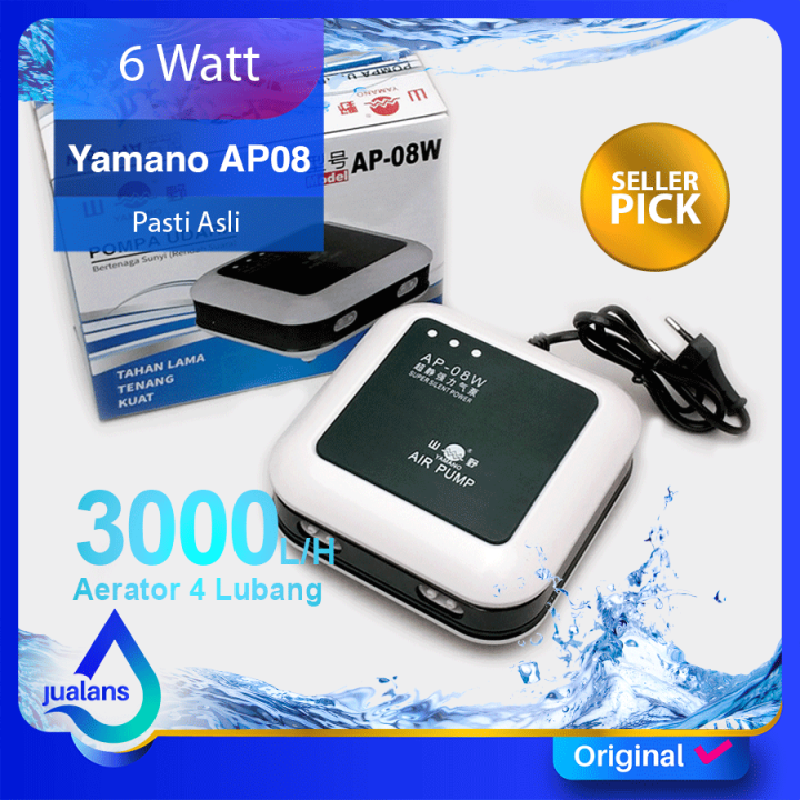 POMPA AERATOR UDARA 4 LUBANG YAMANO AP08 W ORIGINAL | Lazada Indonesia