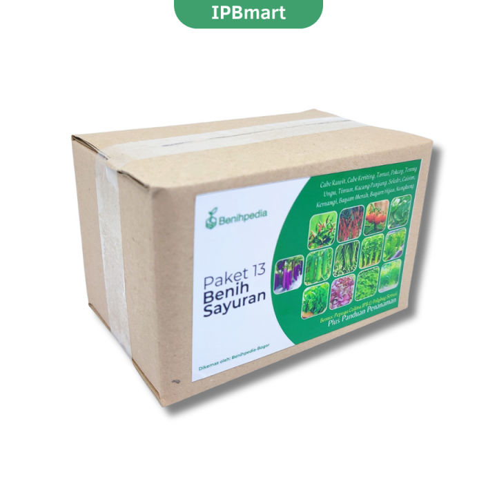 Paket Benih Sayuran 13 Jenis Benih Sayur untuk Urban Farming Benihpedia ...