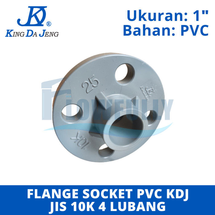FLANGE PVC AW 1 INCH KDJ PLENDES FLEN SOCKET PIPA SAMBUNG BAUT FLANGE ...
