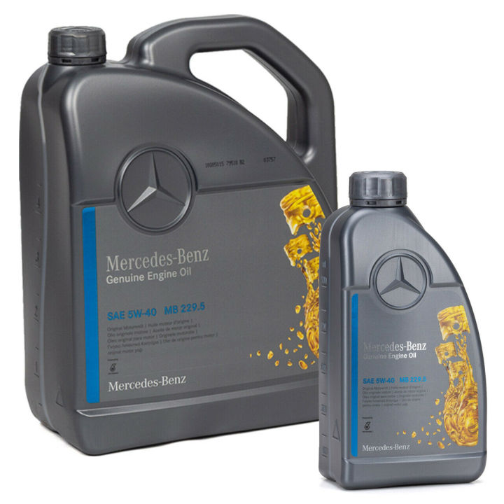 Original Mercedes Benz (MB229.5) 5W40 Engine Oil (5 Litre + 1 Litre ...