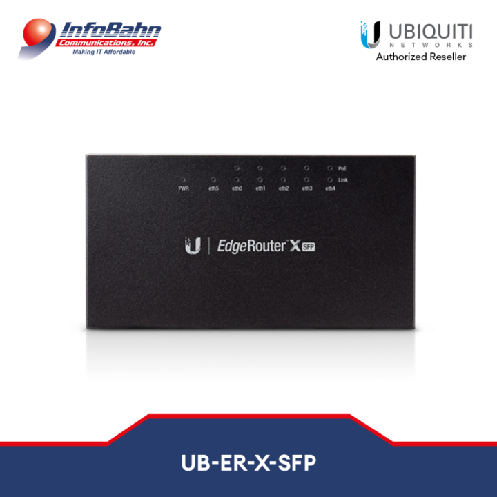 Ubiquiti Networks EdgeRouter X SFP Switch (ER-X-SFP) Infobahn | Lazada PH