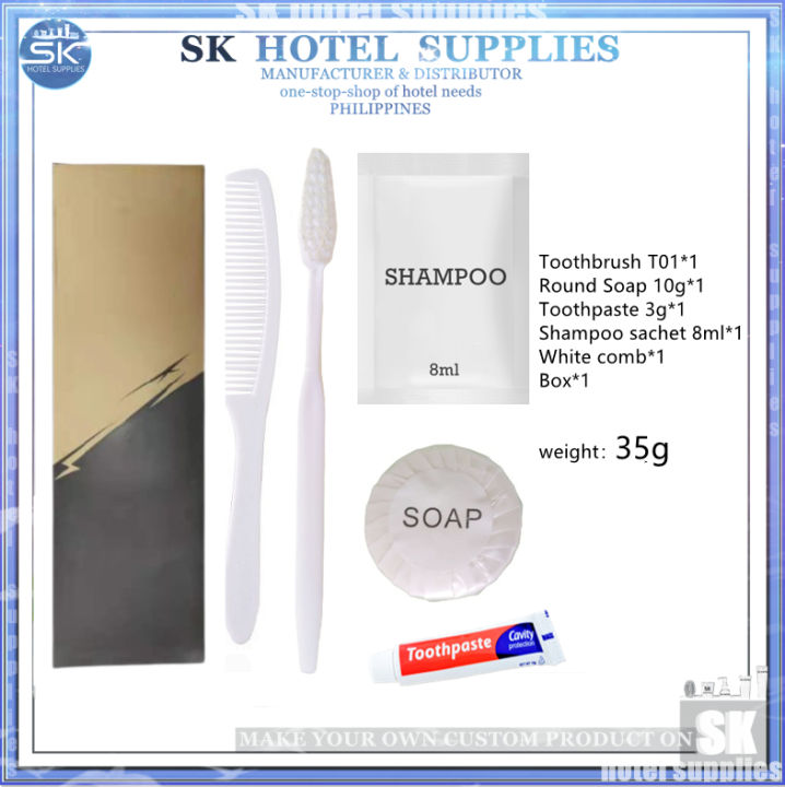 【SK】100pcs Hotel Amenities Guest kit Travel Kit Hotel Kit with comb ...