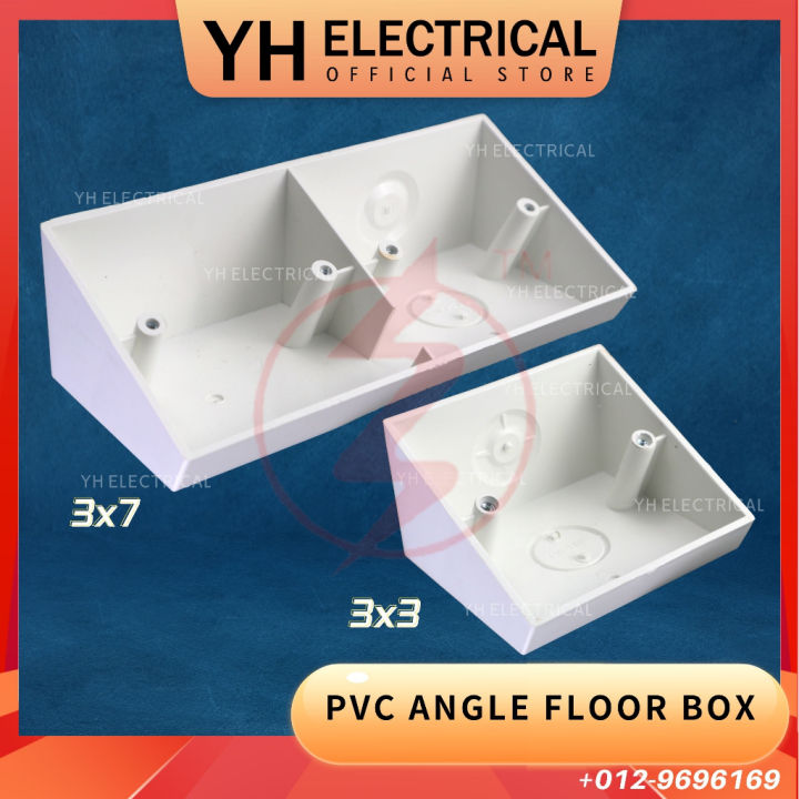 3x3 / 3x7 / 3x6 Pvc Angle Floor Box Plastic Mounting Surface Switch ...