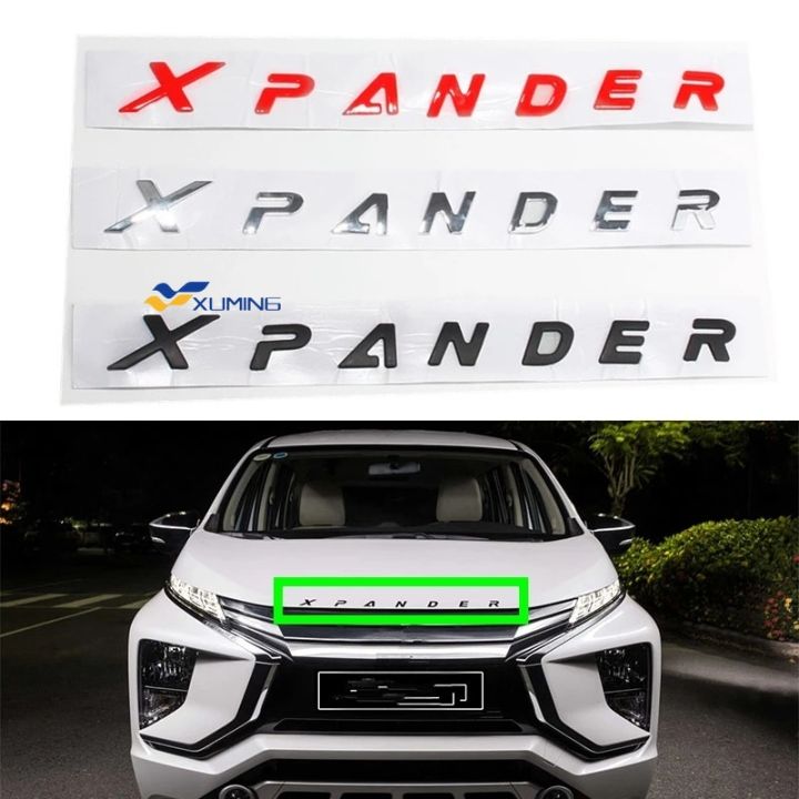 Car Styling Front Grille Trim Emblem XPander Sticker for Mitsubishi X ...