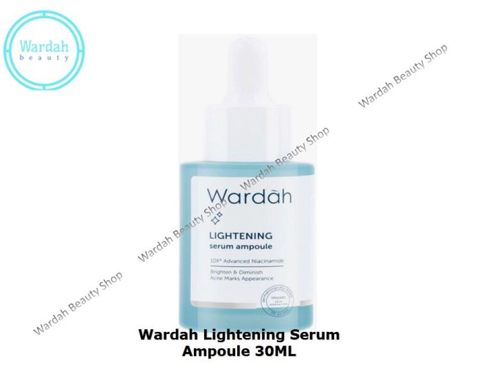 Wardah Lightening Serum Ampoule Niacinamide 30ml | Lazada